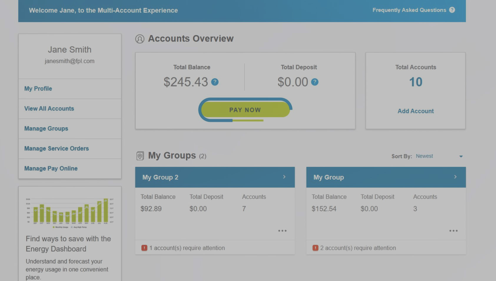 FPL Multi Account FAQ FPL Multi Account FAQ